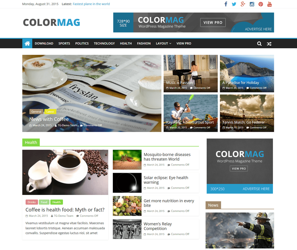 Free WordPress Theme: ColorMag